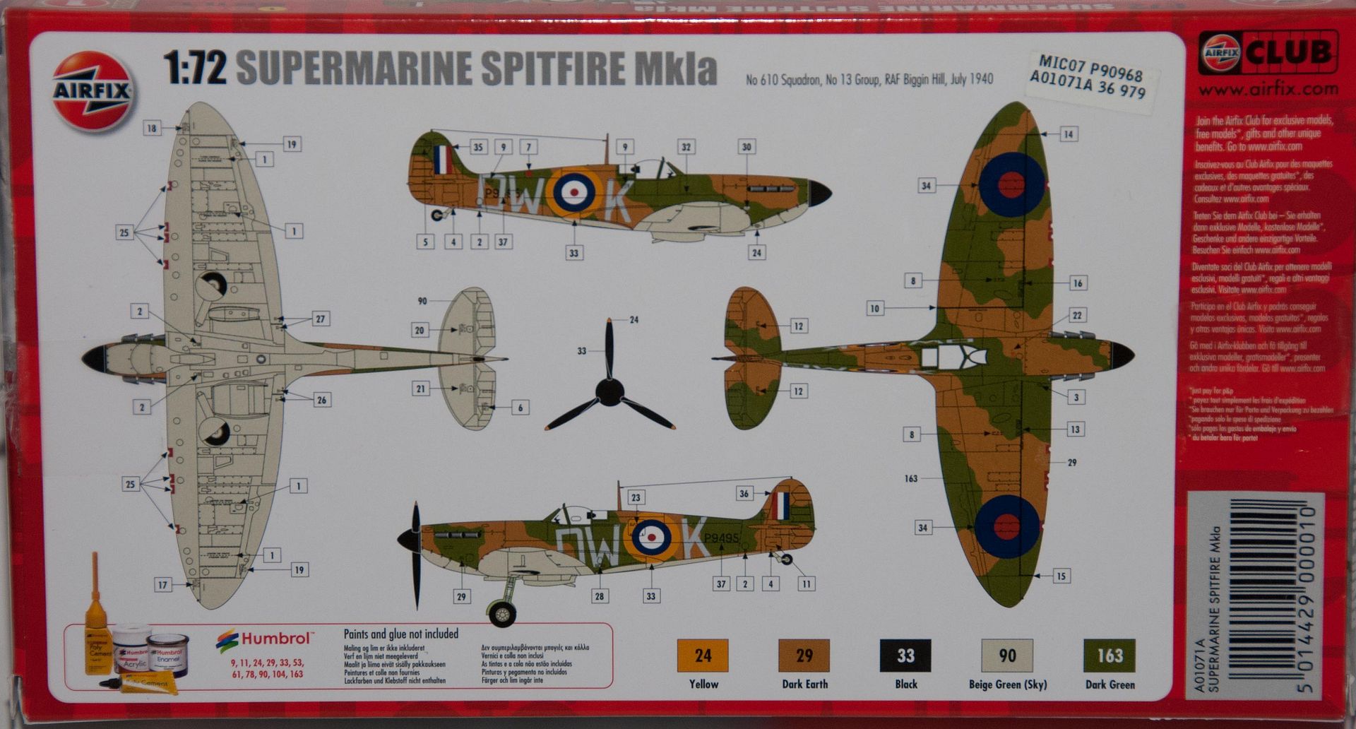 Airfix 1:72 Supermarine Spitfire Mk. Ia - International Scale Modeller